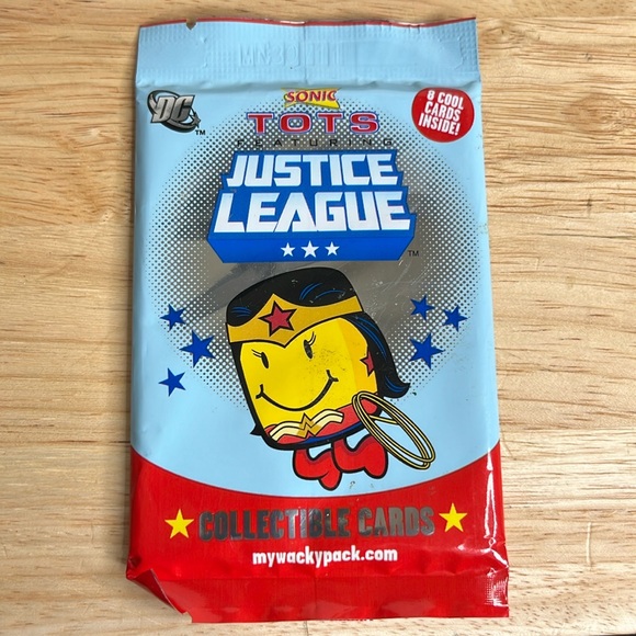 Topps | Toys | Sealed Dc Sonic Tots Justice League Trading Cards | Poshmark